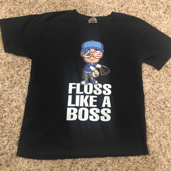 Shirts & Tops | Floss Like A Boss Youth Medium Tshirt | Poshmark